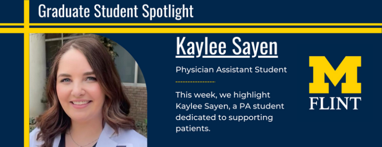 Graduate Student Spotlight – Kaylee Sayen | Graduate Programs