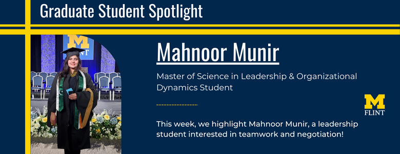 Graduate Student Spotlight– Master of Science in Leadership and ...
